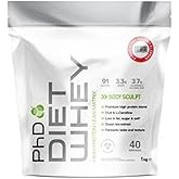 PhD Diet Whey Powder Belgian Chocolate, 2 kg : Amazon.ae