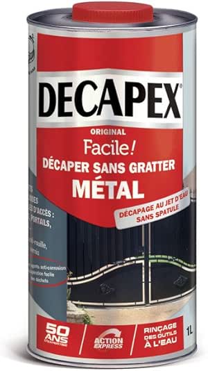 Décapant sans gratter Métal, Decapex - 1L: Amazon.fr: Bricolage
