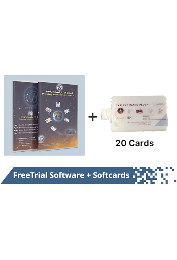 PVC Softcard Plus PVC Card For Any Inkjet Printer 54mm X