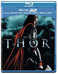 Thor Blu-ray 3D + Blu-ray + DVD + Digital Copy 2011 Region Free: Amazon ...