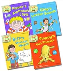 Read With Biff, Chip & Kipper Phonics Level 1 - 4 Books RRP £15.96 ...