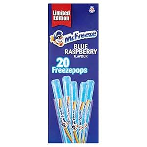 Mr Freeze Limited Edition Blue Raspberry Flavour Freezepops (20 x 45ml ...