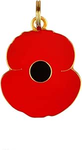 The Royal British Legion Poppy Dog Name Tag 30mm: Amazon.co.uk: Pet ...