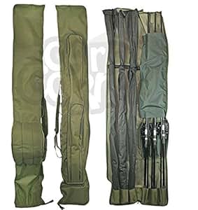Carp Fishing Tackle Rod Holdall Bag For 12 Foot Rods: Amazon.co.uk ...