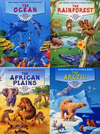 Our World Poster Sticker Book: Amazon.co.uk: Peter, Haddock Publishing ...