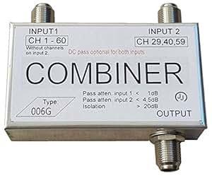 Selective combiner for 2 antennas, Selective channel combiner, UHF ...