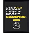 Interio Crafts Muhammad Ali Inspirational Motivational Quotes Framed ...