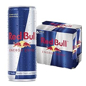 Red Bull Energy Drink, 6er Pack, EINWEG (6 x 250ml Dosen): Amazon.de ...