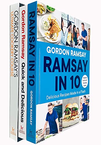 Gordon Ramsay Quick & Delicious, Ramsay in 10, Ultimate Cookery Course ...