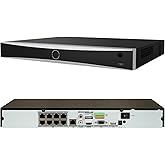 HIKV DS-7608NXI-I2/8P/S 8 Channel 4K ACU-Sense PoE NVR, Human & Vehicle Detection, Facial ...