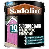 5L Sadolin Superdec Satin Opaque Wood Paint - All Colours (Hudson Bay ...