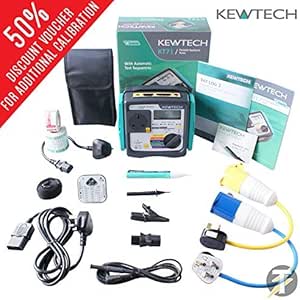 Kewtech KEW-K-71A, KT71 PAT Testing Kit - KT71 Manual PAT Tester, With ...
