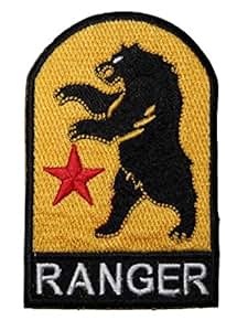 Fallout NCR Ranger Badge Embroidered Patch Black 4" Sew-on or Iron-on ...