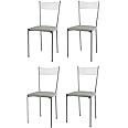 t m c s Tommychairs - Set 4 sedie modello Elegance per cucina bar e sala da pranzo, struttura in ...