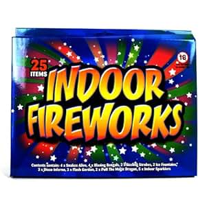 Indoor Fireworks Pack of 25: Amazon.co.uk: Kitchen & Home