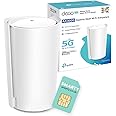 TP-Link Deco X50-5G 5G Router With Free SIM Card, Whole Home Wi-Fi 6 ...