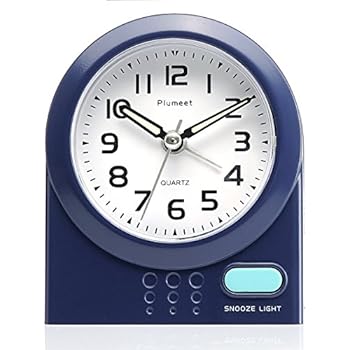 Mini Size Alarm Clock,Famicozy Quiet Non Ticking Travel Alarm Clock ...