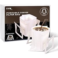 100Pcs Portable Coffee Filter Paper Bag Hanging Ear Drip Coffee Bag ...
