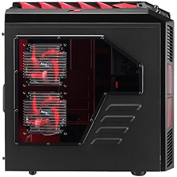 Aerocool X-Predator X3 Devil Gaming Case with 20CM Red LED Fan - Red ...
