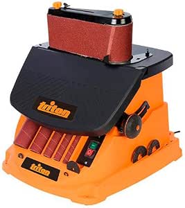Triton TSPST450 450W Oscillating Spindle and Belt Sander 230V , Orange ...