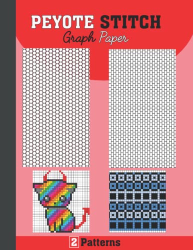 Amazon.it: Peyote Stitch Graph Paper: Peyote Stitch Beading Graph Paper ...