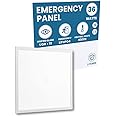 600x600 LED 3hr Emergency Square Ceiling Panel Light Recessed 36W TP(b ...