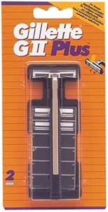 Gillette GII Plus Rasierapparat mit 2 Klingen: Amazon.de: Drogerie ...
