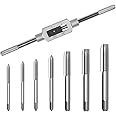 UpToDateTools 8PCS Metric Tap Set,Tap and Die Set,Hand Screw Thread ...
