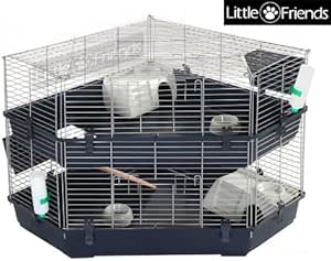 Indoor Double Corner Cage - Rabbit & Guinea Pig Cage : Amazon.co.uk ...