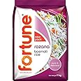Fortune Rozana Basmati Rice, suitable for daily cooking, 1 kg : Amazon ...