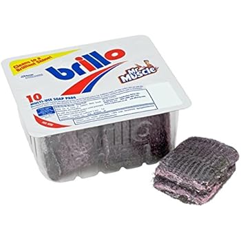 Mr Muscle Brillo Multi Use Soap Pads, Pack of 10: Amazon.co.uk: Health ...