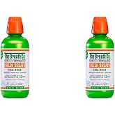 The Breath Co. Alcohol Free Mouthwash - Dentist Formulated Oral Rinse ...