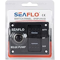 Seaflo 3-Way Bilge Pump Switch Panel (Automatic-Off-Manual) 12v 24v ...