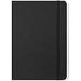 Silvine A5 Executive Soft Feel Notebook Black. 160 Pages (80 Sheets) Ruled 7mm feint. Ref 197BK ...