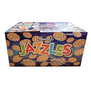 White Chocolate Hannah's Jazzles Jazzies - Candy Buttons Sweets 40g ...