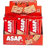 ASAP Energy Bars - 6 Bars, Healthy Protein Bars with Dark Choco, Rolled ...