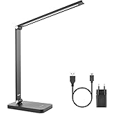 Lacmisc bureaulamp LED 6W kantoor tafellamp 5 kleuren en 10 ...