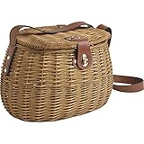 Anglerkorb aus Weide, Fischkorb, geflochtener Fischerkorb, Fischkorb ...