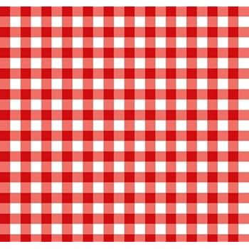 Red & White Gingham ¼" Check Fabric - Sold by the Metre - Free P&P ...