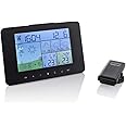 SOUCCESS SATELLITEN-WETTERSTATION Color Funk-Wetterstation mit 4 Tage Vorhersage ...