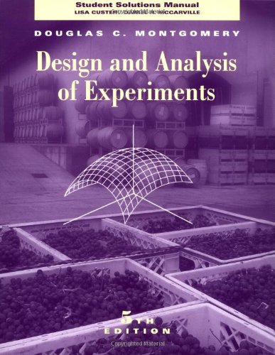 Buy Design and Analysis of Experiments: Student Solutions Manual Book ...