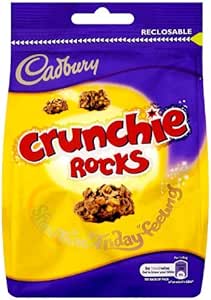 Cadbury Crunchie Rocks Sharing Bag 130 g (Pack of 5): Amazon.co.uk: Grocery