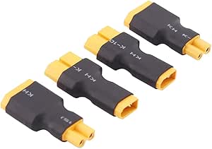 OliRC 4pcs XT30 XT-30 to XT60 XT-60 Male Female RC Connector Adapter(C83-4) : Amazon.co.uk: Toys ...