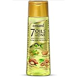 Buy Emami 7 Oils In One Non Sticky and Non Greasy Hair Oil, Free of ...