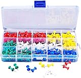 Assorted Coloured Push Pins Approx. 50pc Notice Cork Board: Amazon.co ...