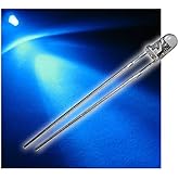 world-trading-net - 100 LEDs 3mm wasserklar blau Typ WTN-3-7000b ...