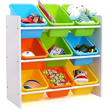 4 Tier Toy Storage Unit - Blue: Amazon.co.uk: Kitchen & Home