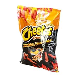 Cheetos Extra Extra Flaming Hot, 3.5 Ounce: Amazon.co.uk: Grocery