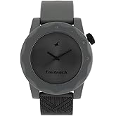 Fastrack Quartz Analog Black Dial & Silicone Band Strap Watch for Men ...