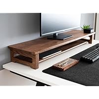 Amazon.in: Buy carpentray Store 80CM Wooden Monitor Stand with Storage ...